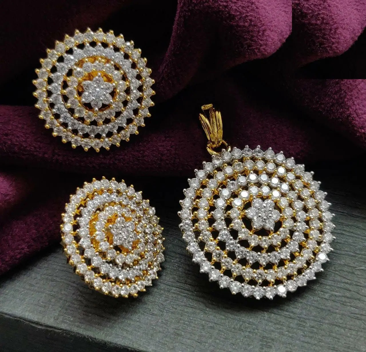 CZ Pendant Sets – AryaFashions